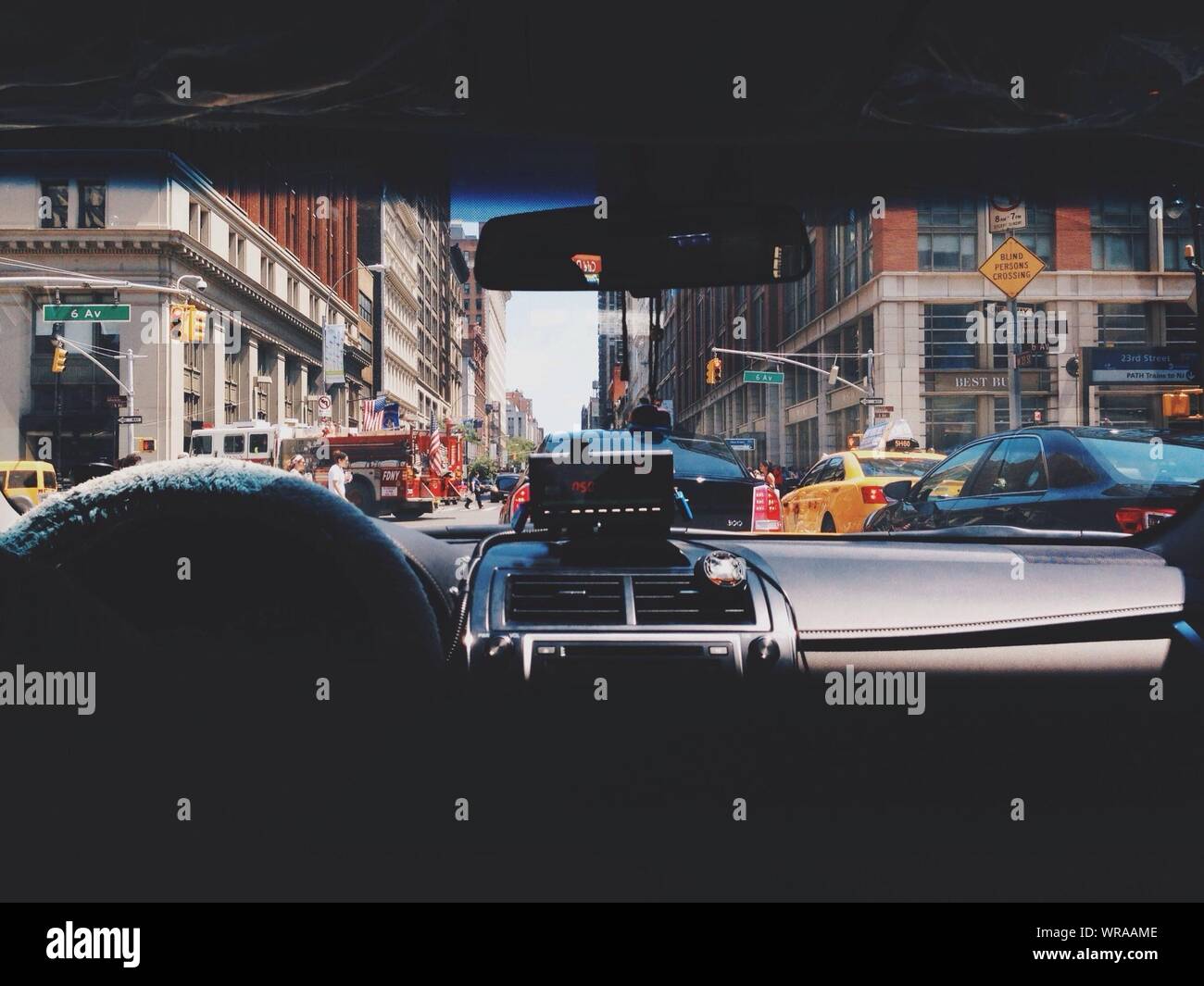 Car windscreen view hi-res stock photography and images - Alamy