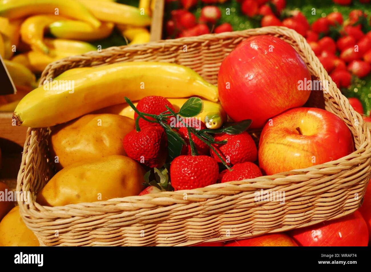 Fruit basket with various fruits hi-res stock photography and images ...
