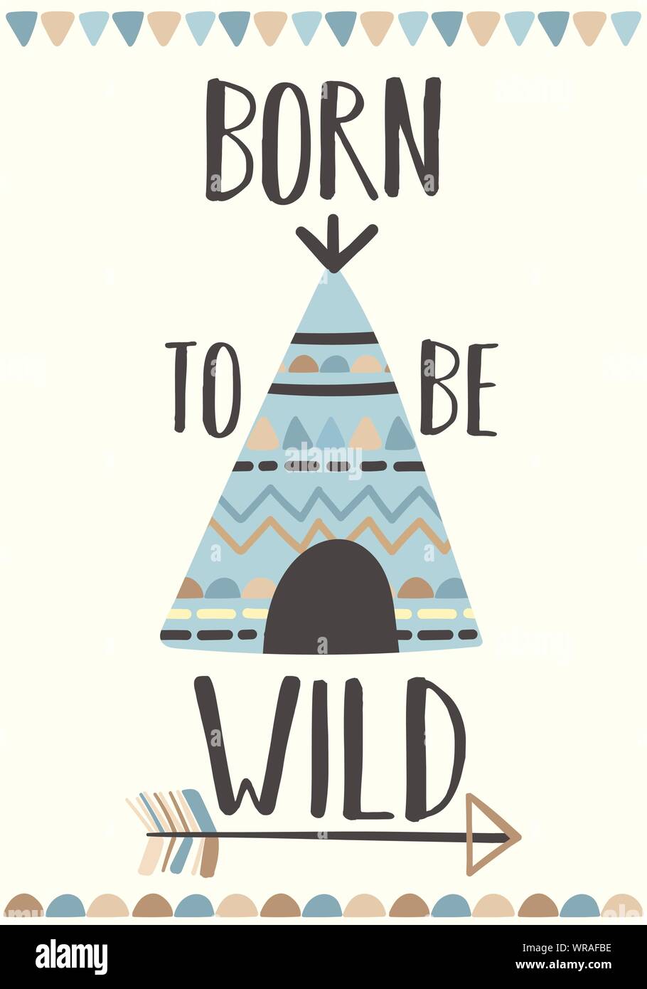 Arrow drawing in boho Stock Vector Images - Alamy