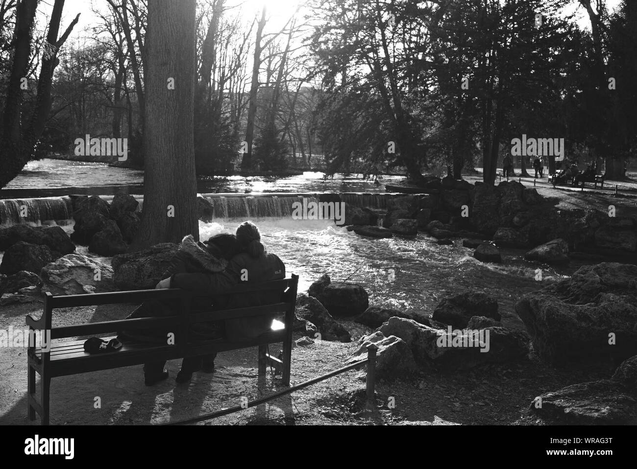 Bench By Stream High Resolution Stock Photography and Images - Alamy