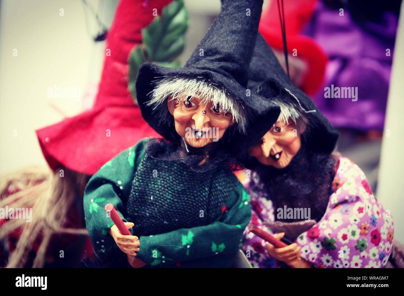 Toy witch hi-res stock photography and images - Alamy