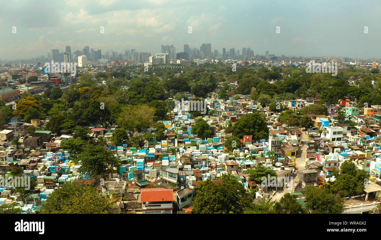 The city of Manila, the capital of the Philippines and Manila North ...