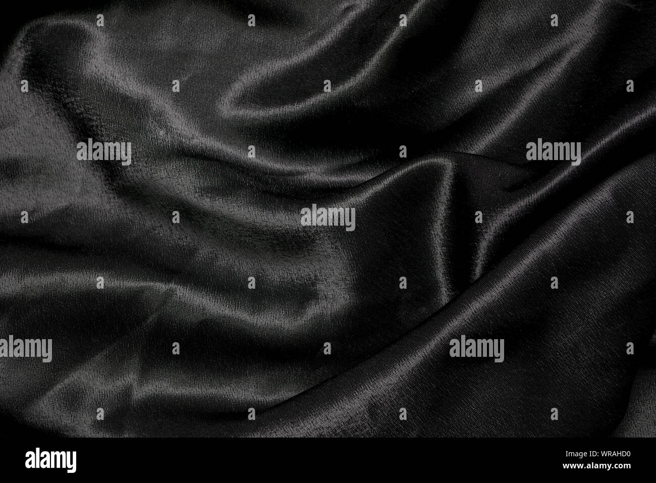 black fabric cloth background texture Stock Photo - Alamy
