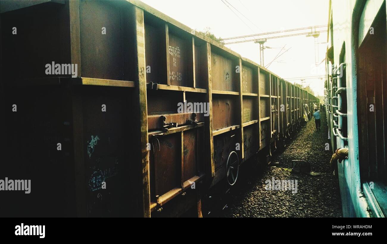 Freight and passenger trains hi-res stock photography and images - Alamy