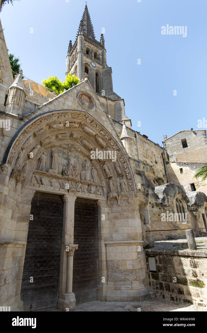 Monolithic Church St Emilion High Resolution Stock Photography and ...