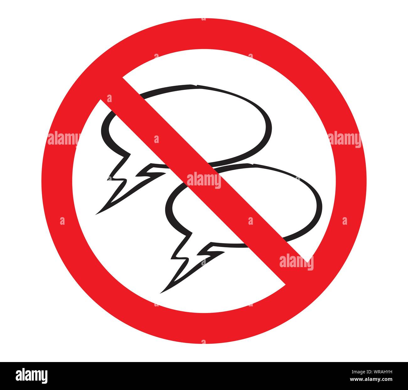 Forbidden to speak Stock Vector Images - Alamy