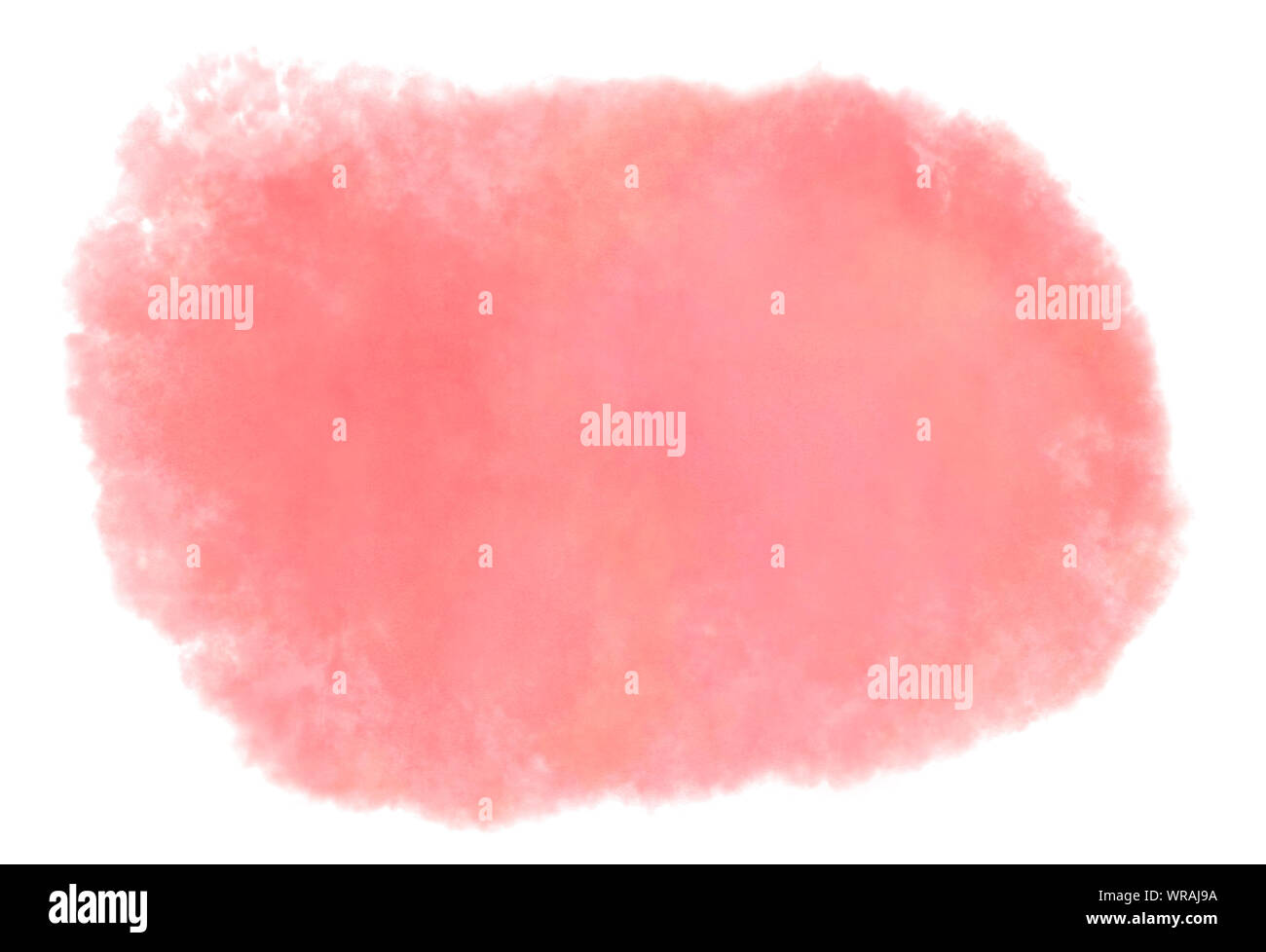 Digital soft peach watercolor pastel background splash painting Stock ...