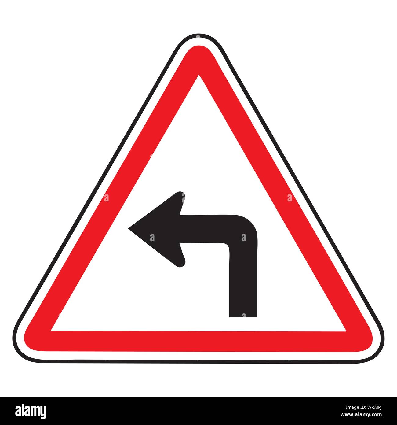 turn right left road sign vector Stock Vector Image & Art - Alamy