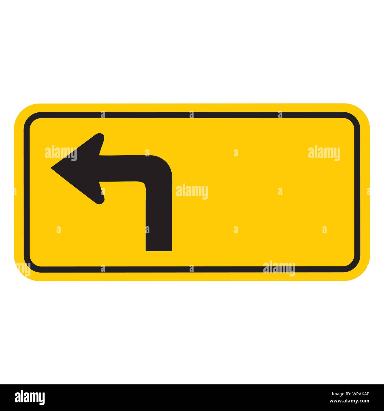 turn right left road sign vector Stock Vector Image & Art - Alamy