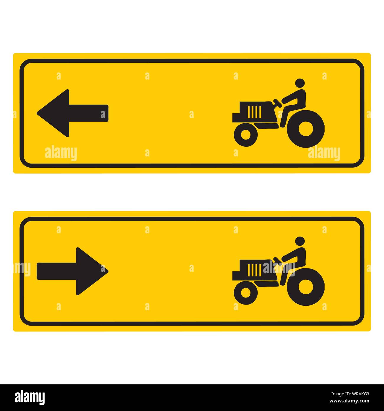 Farm safety warning sign Stock Vector Images - Alamy