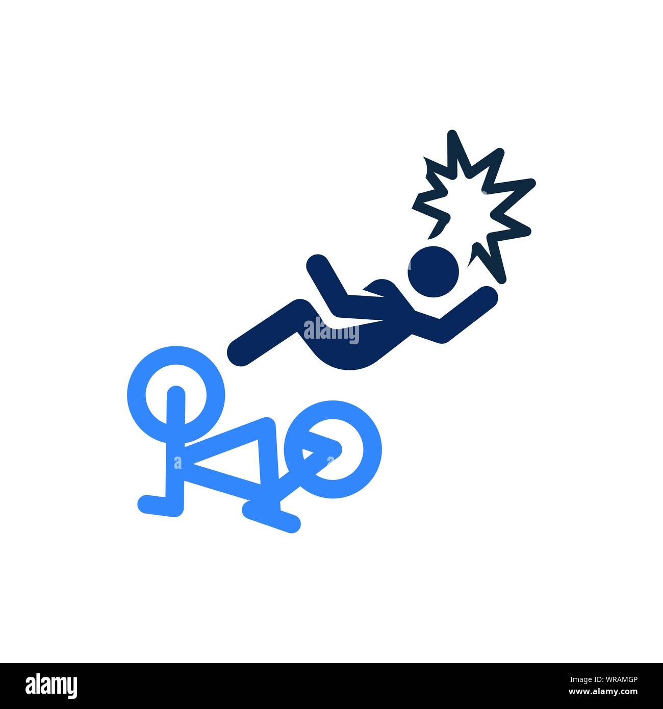 Accident icon Stock Vector Images - Alamy