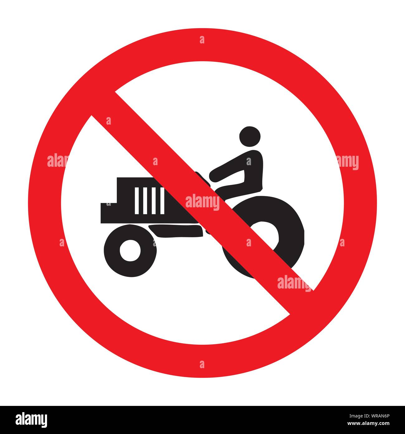Tractor warning sign Cut Out Stock Images & Pictures - Alamy