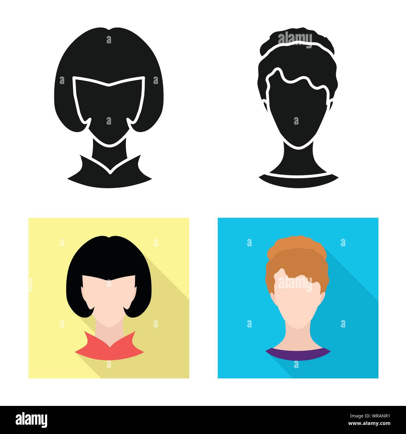 Isolated object of professional and photo symbol. Set of professional ...