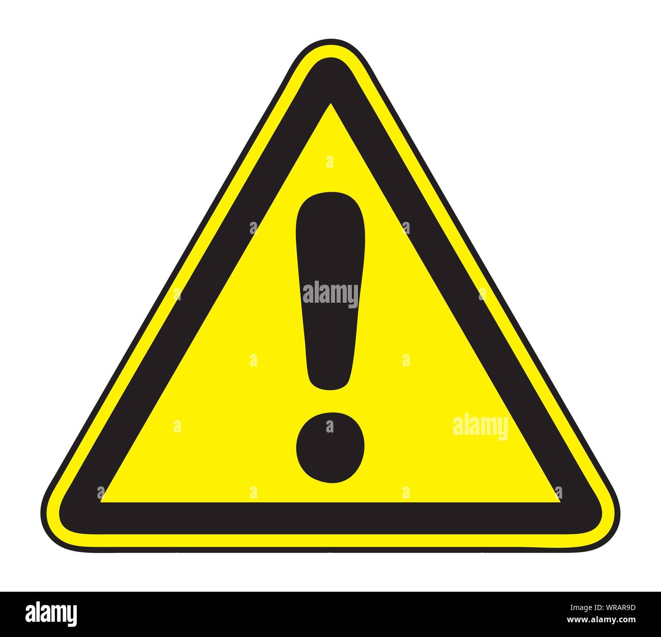 warning sign vector Stock Vector Image & Art - Alamy
