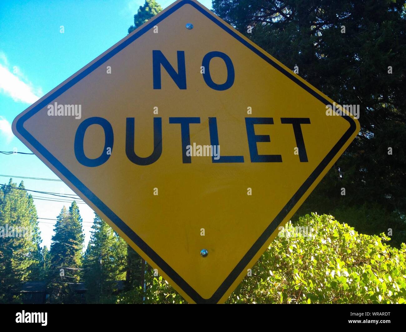 No Outlet Sign High Resolution Stock Photography and Images - Alamy