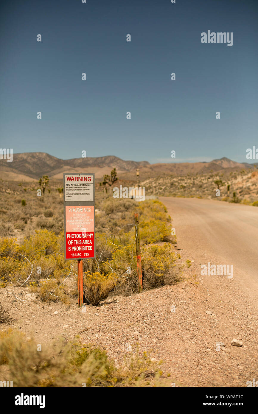Road Sign In Desert Stock Photo - Alamy