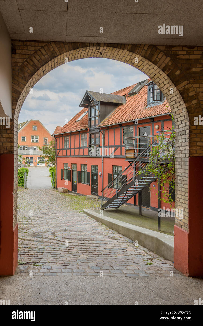 Brick gateway hi-res stock photography and images - Alamy