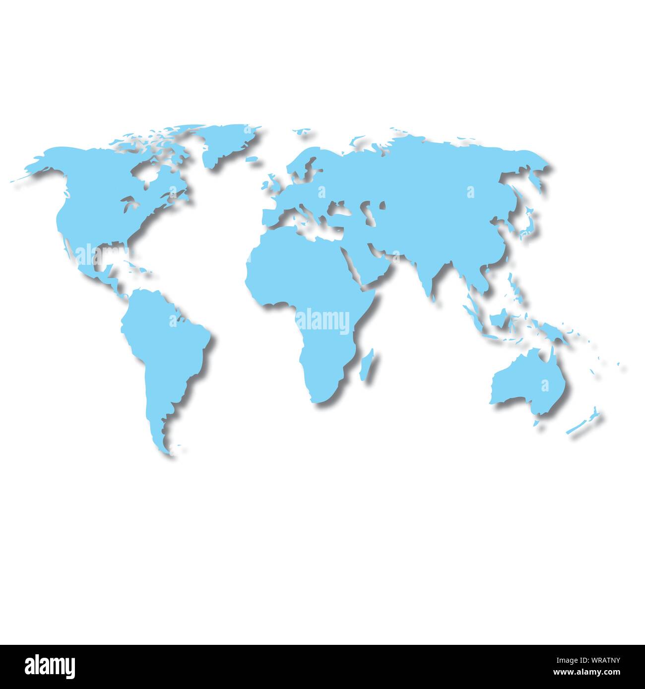 world map vector Stock Vector Image & Art - Alamy