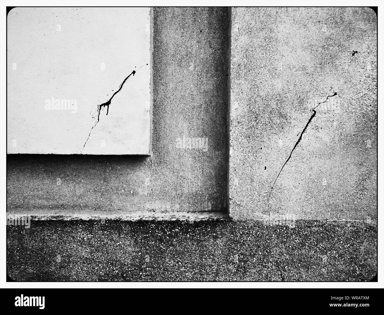 Textured exterior wall Cut Out Stock Images & Pictures - Alamy