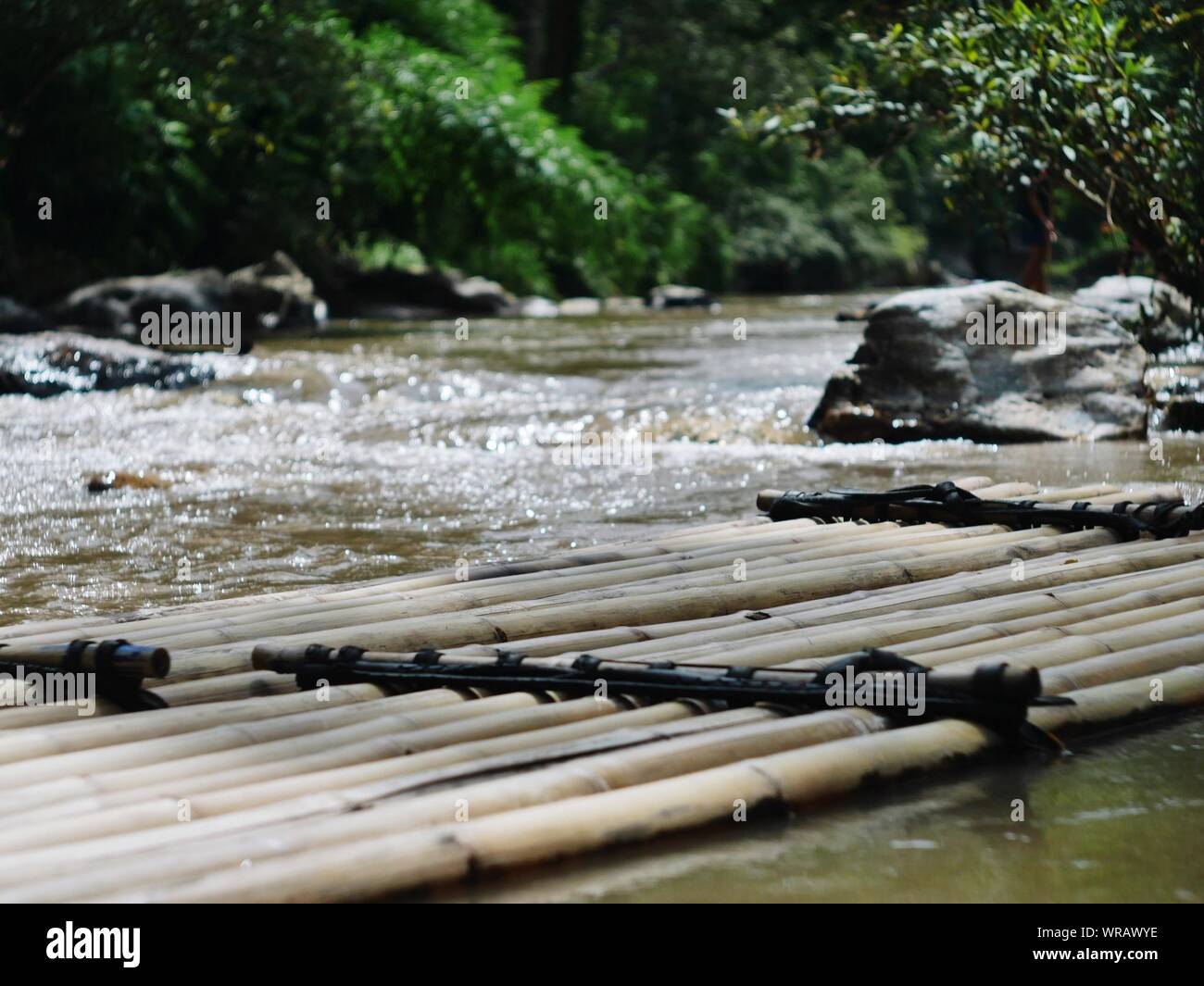 Wooden river raft hi-res stock photography and images - Alamy