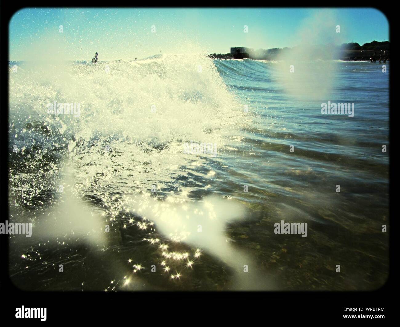 Breaking wave water sea sky hi-res stock photography and images - Alamy