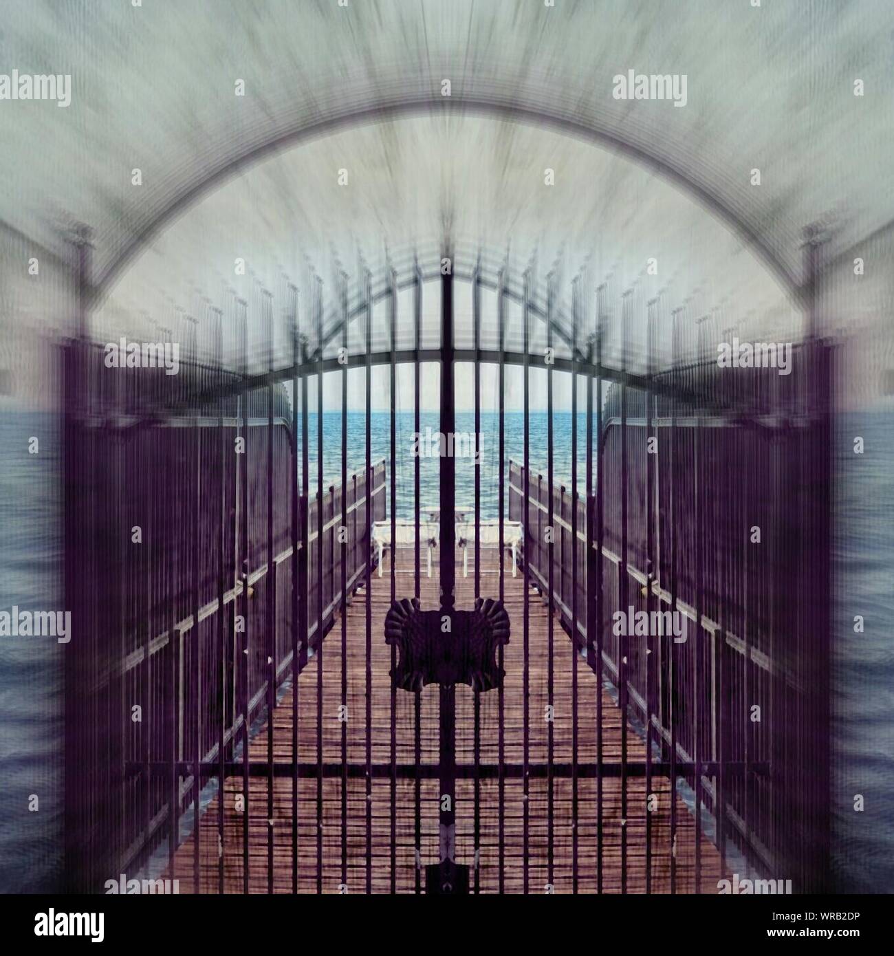 Behind the gate hi-res stock photography and images - Alamy