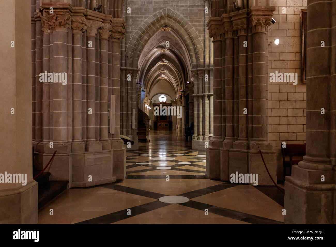 interior of a church in spain Stock Photo - Alamy