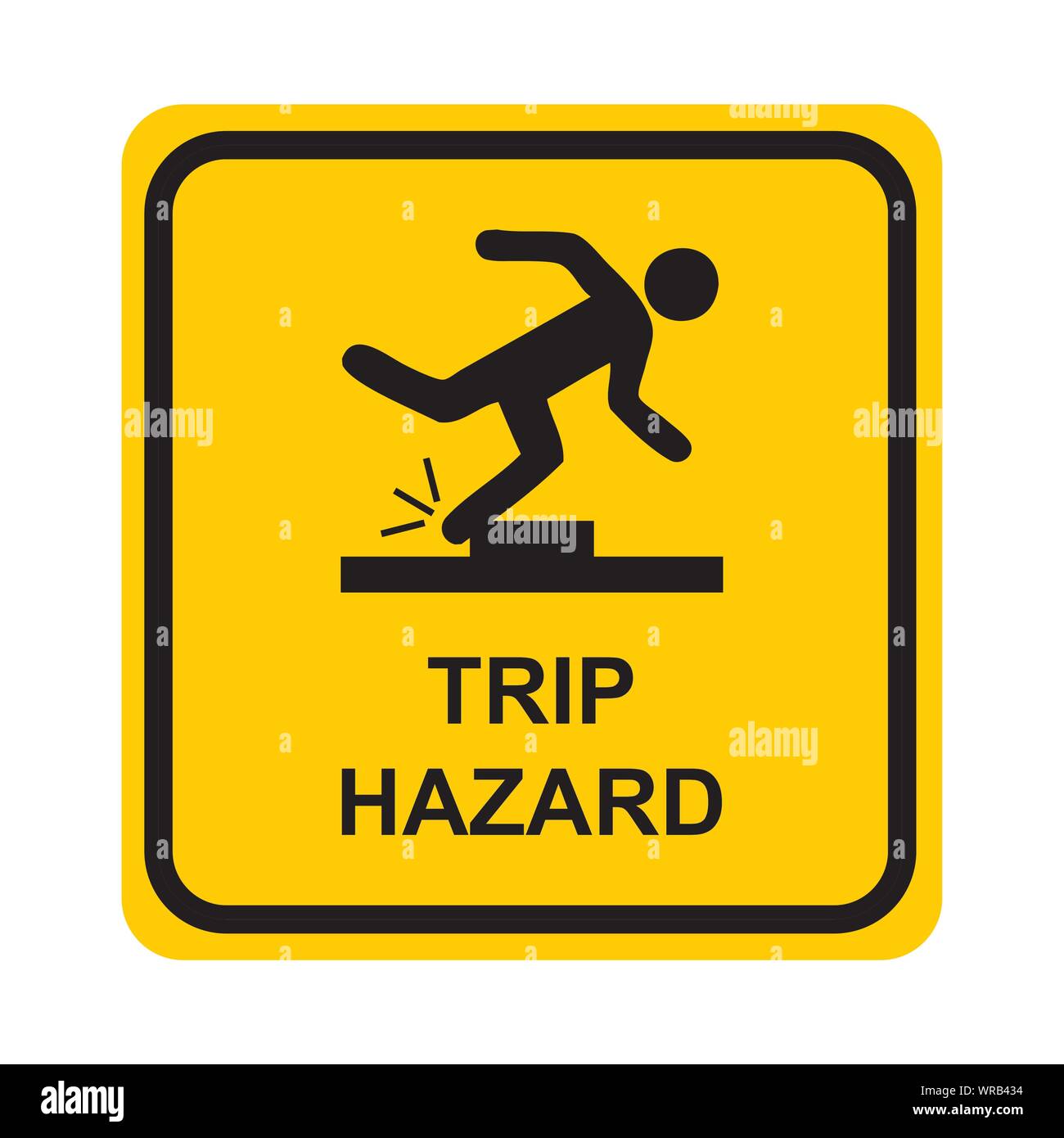 Hazardous materials warning sign Stock Vector Images - Alamy