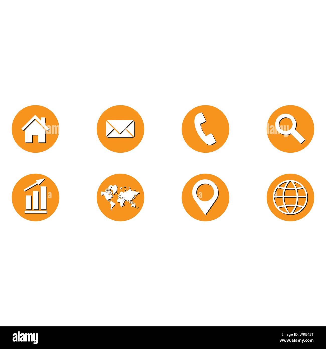 web icons set vector Stock Vector Image & Art - Alamy