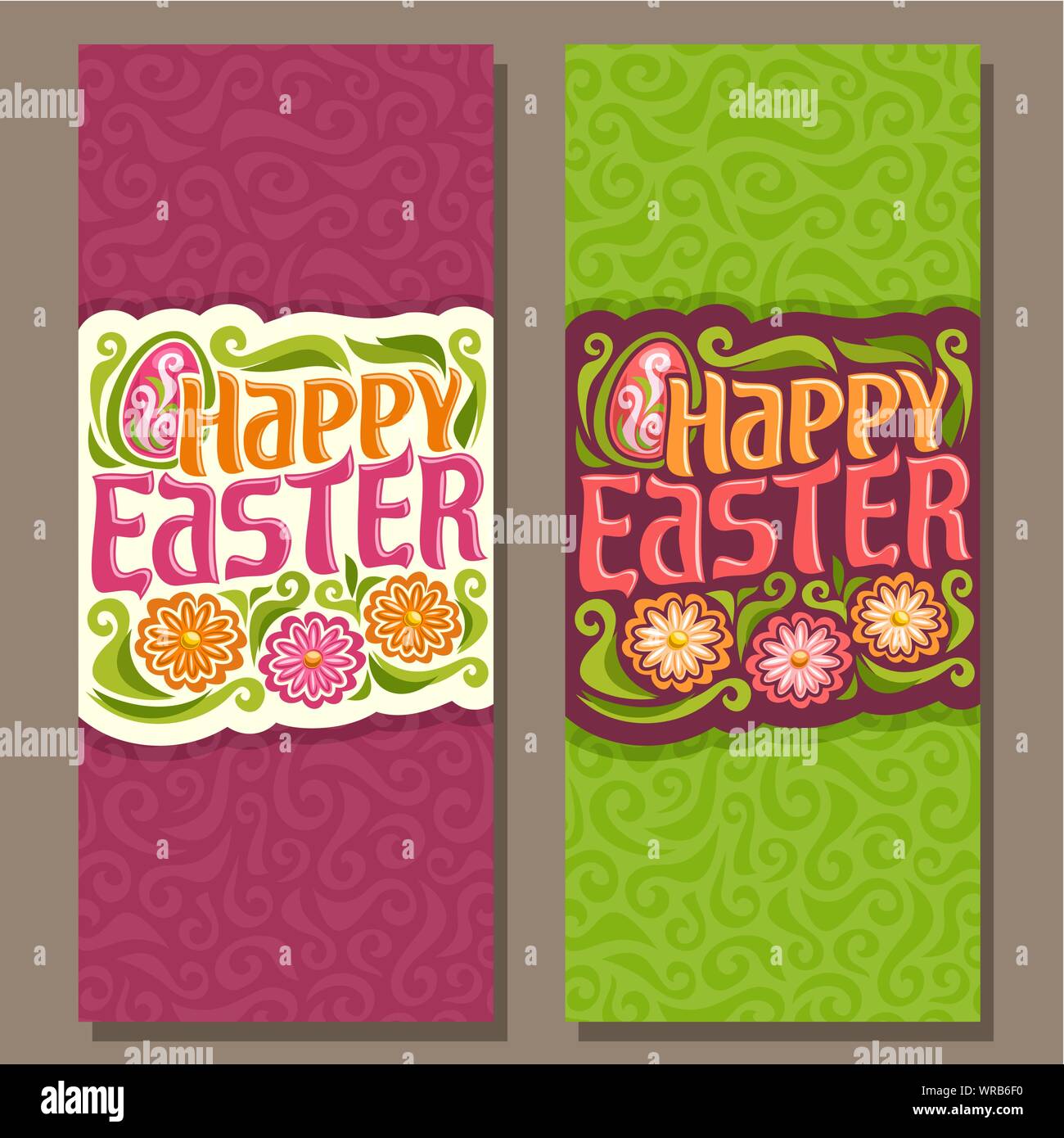 Simple easter holiday composition Stock Vector Images - Alamy