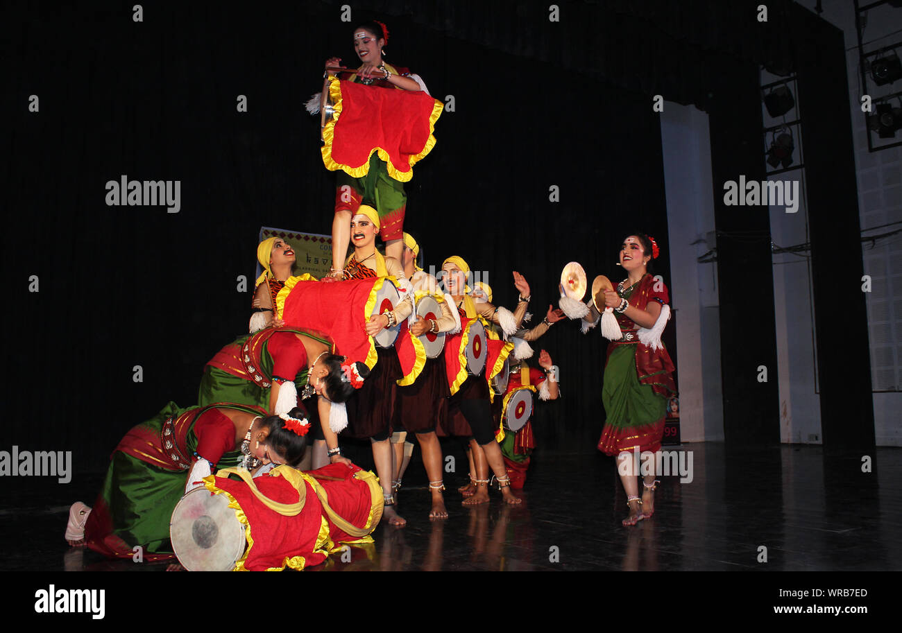 Dancers during the show Stock Photo - Alamy