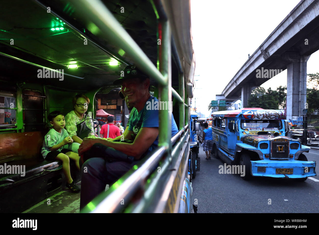Manila, Philippines. 31st July, 2019. Jeepneys drive through the ...