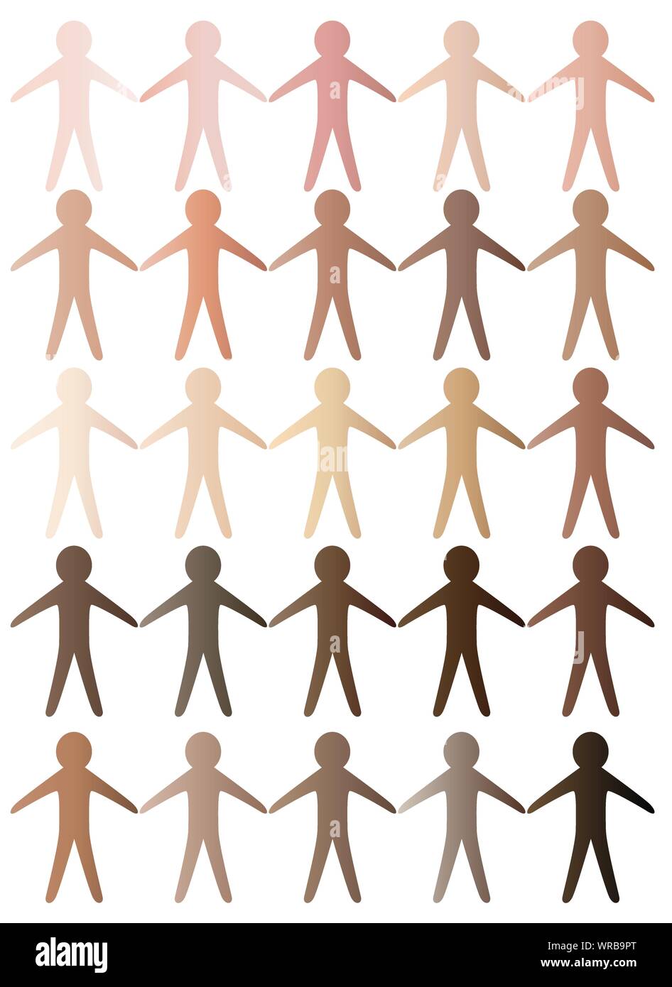 Skin Tone Cutout Men Stock Vector Image & Art - Alamy