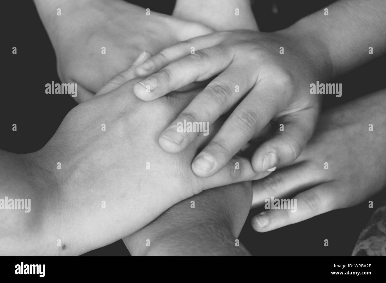 Women hands clasped together hi-res stock photography and images - Alamy