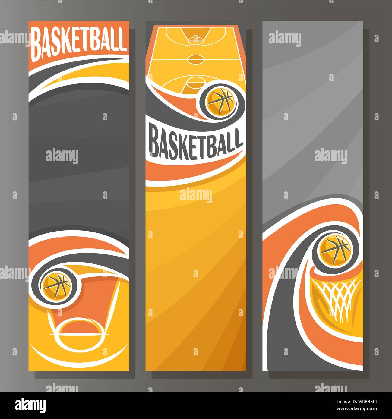Illustration basketball court banner hi-res stock photography and ...