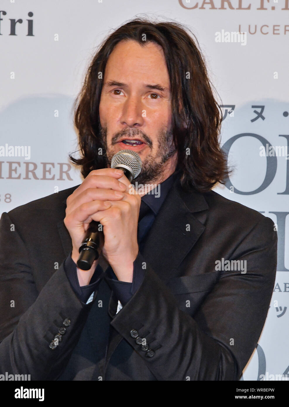 Tokyo, Japan. 10th Sep, 2019. Actor Keanu Reeves attends the Japan ...