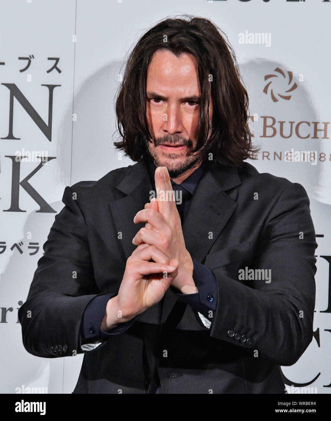 Tokyo, Japan. 10th Sep, 2019. Actor Keanu Reeves attends the Japan ...