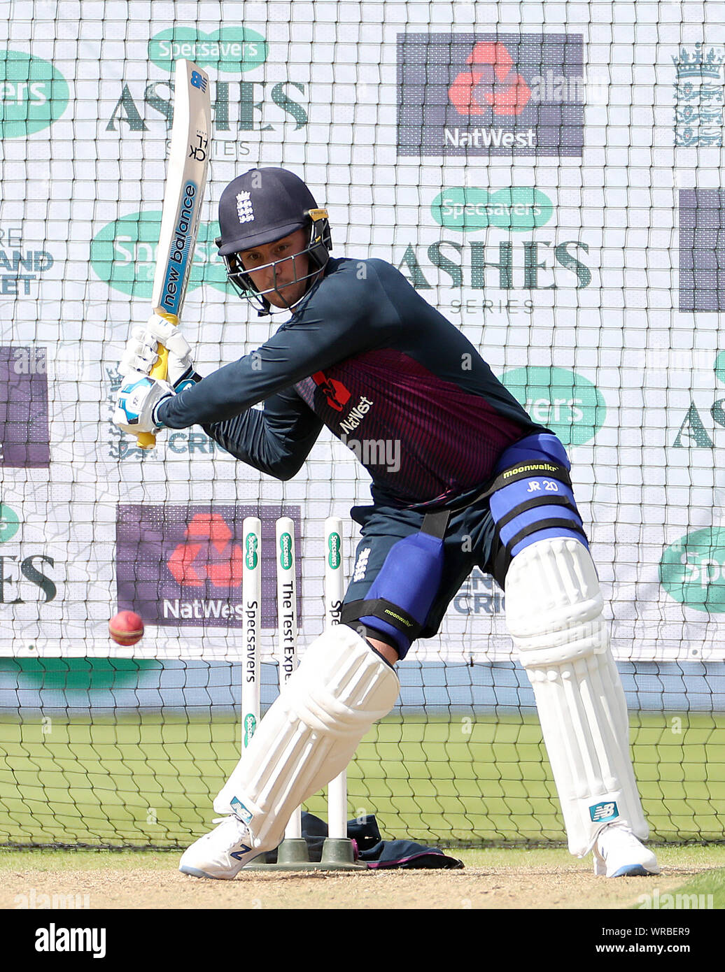 England's Jason Roy during the nets session at The Oval, London Stock ...
