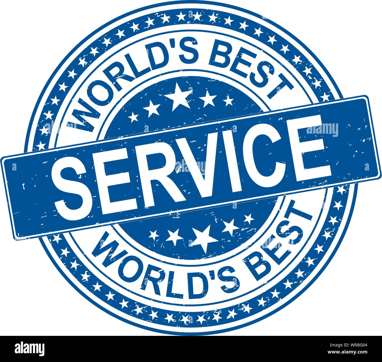 Abstract grunge rubber stamp with the text World's Best Service written ...