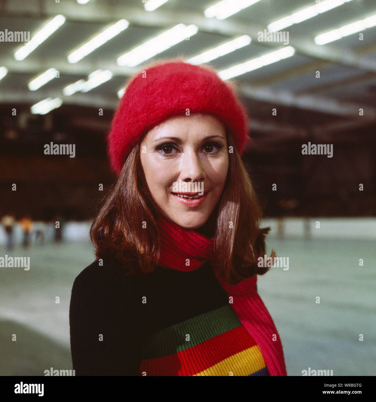 Ingrid Wendl, österreichische Eiskunstläuferin und Fernsehmoderatorin ...