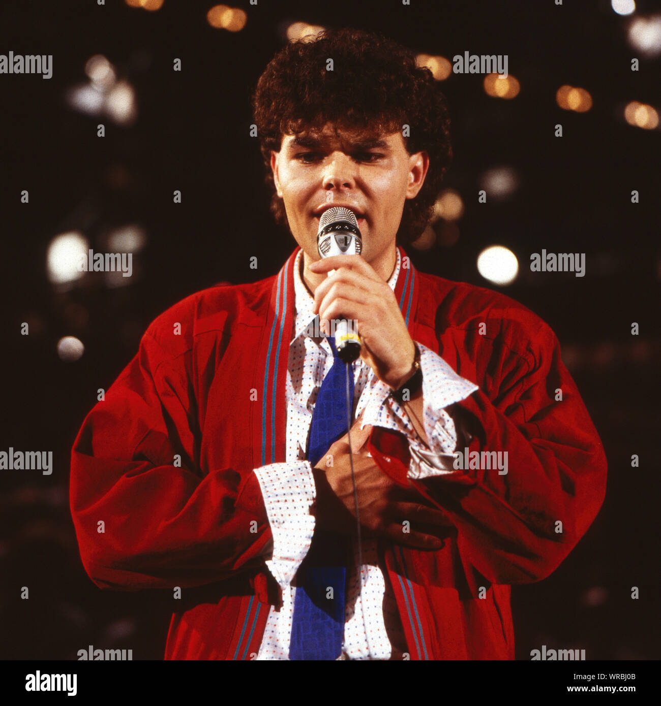 Markus Wendorf, deutscher Schlagersänger, bei einem Auftritt ...