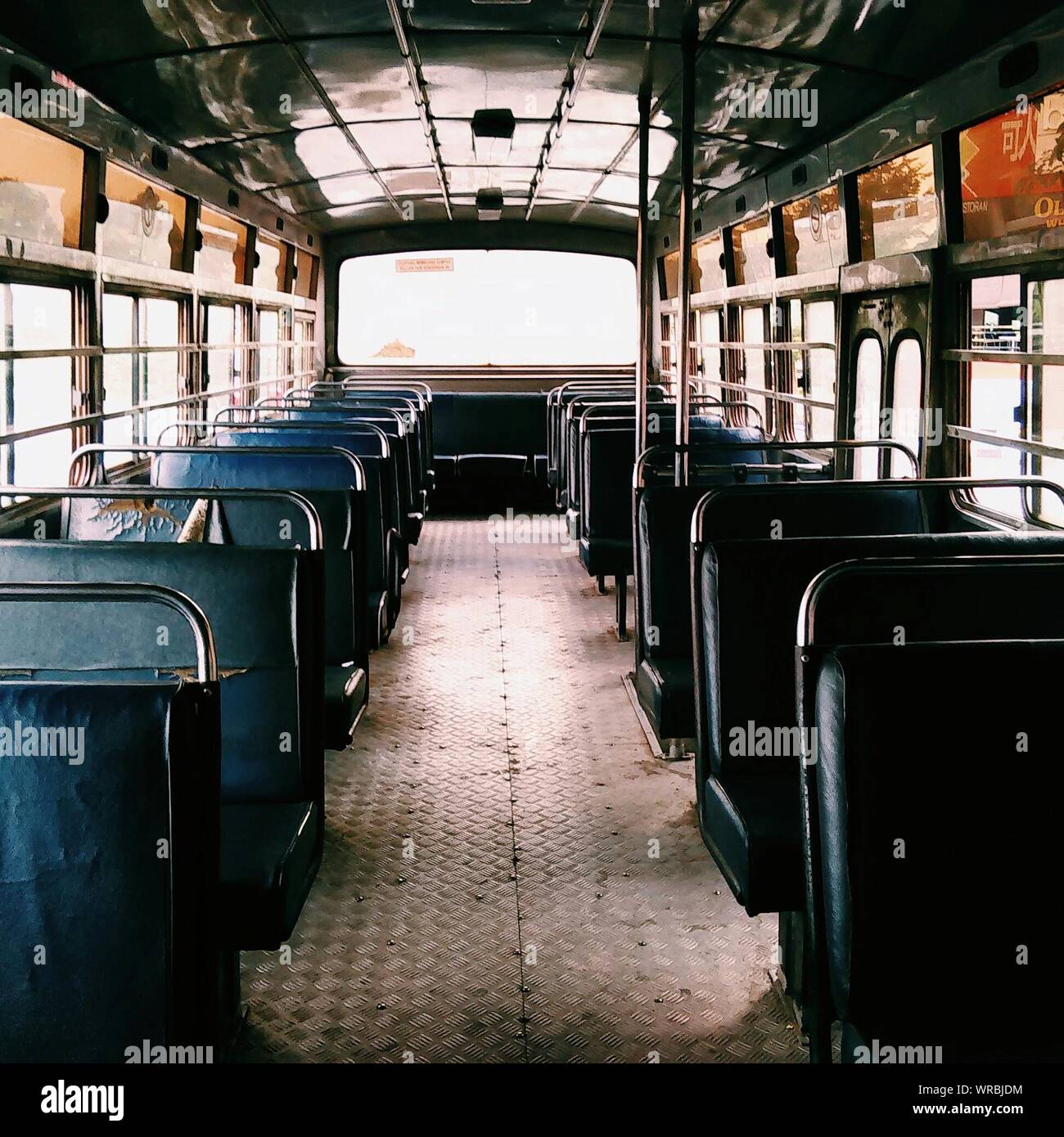 Interior of empty bus hi-res stock photography and images - Alamy