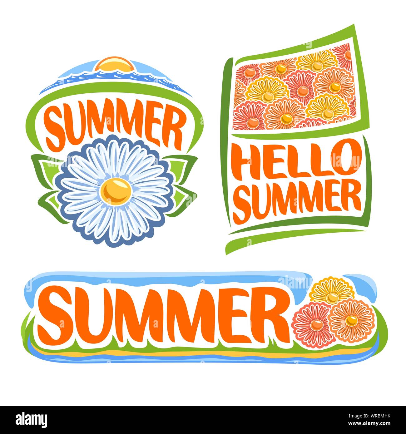 Hello summe Stock Vector Images - Alamy