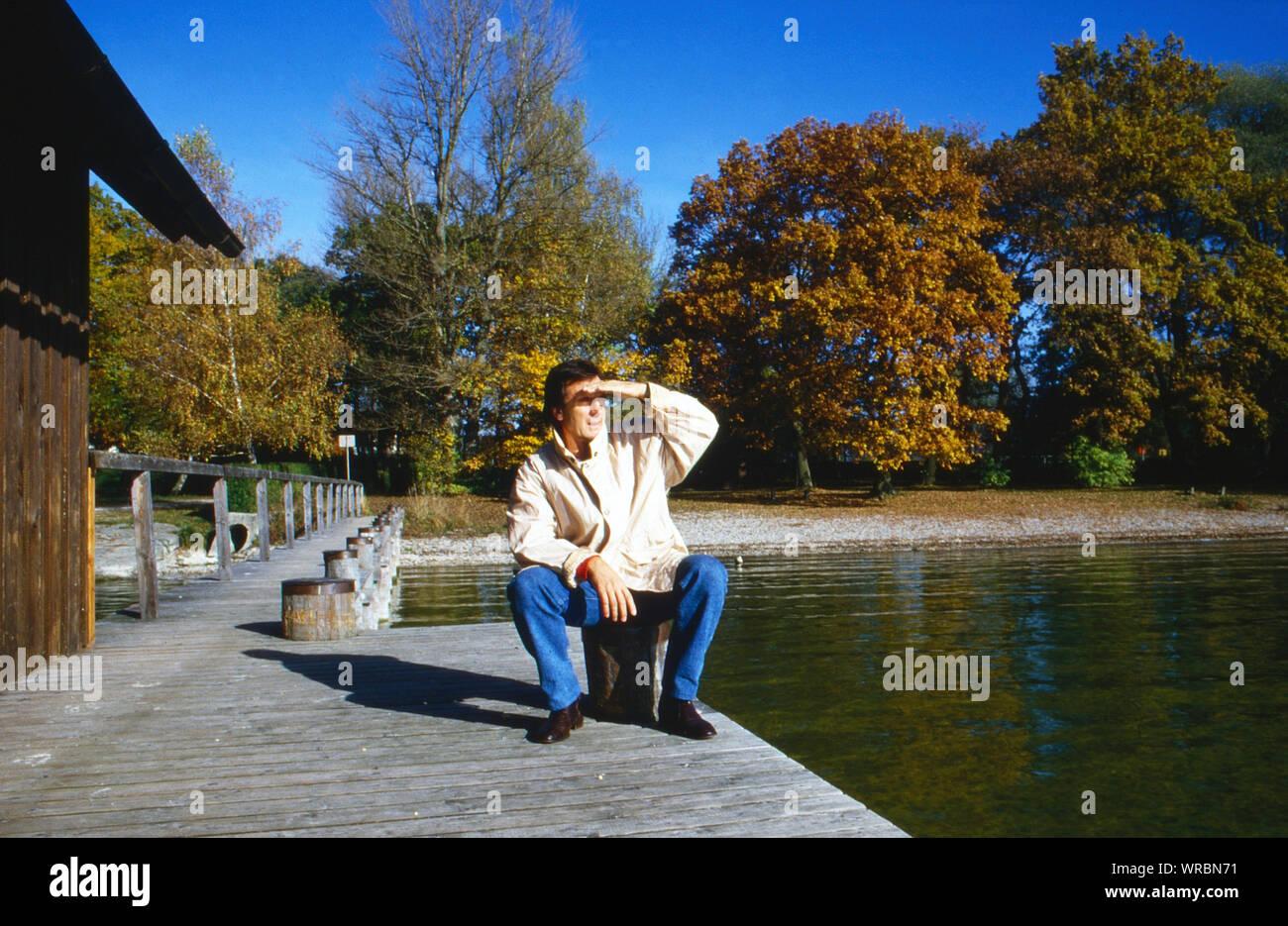 Klaus Wennemann, deutscher Schauspieler, Deutschland 1988. German actor ...