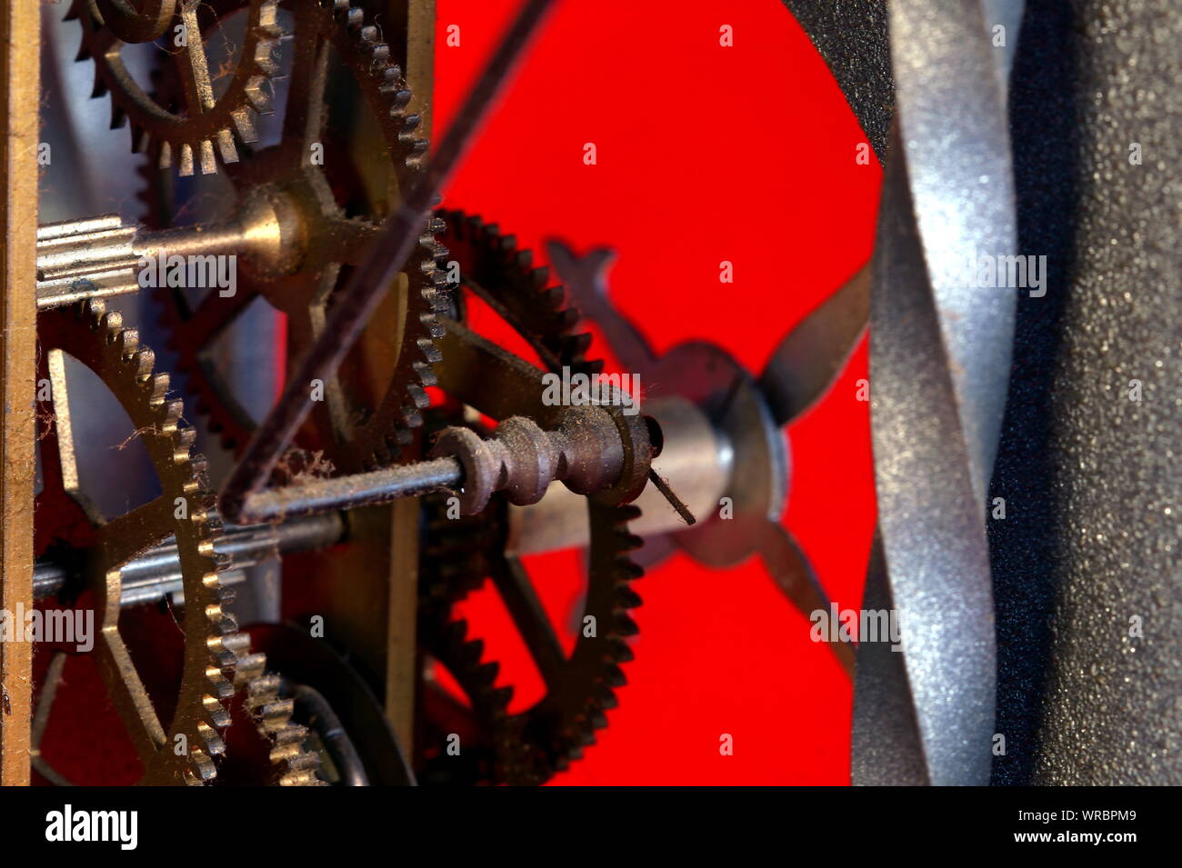 Vintage clock mechanism pendulum hi-res stock photography and images ...