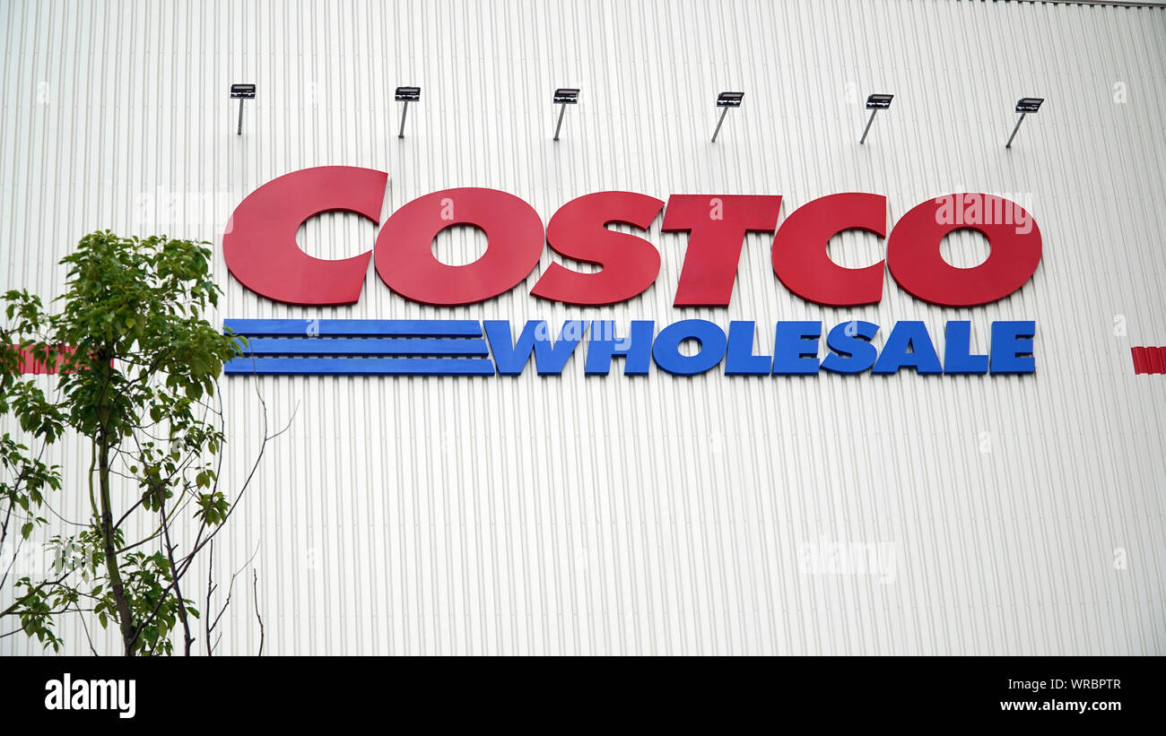 A view of the Costco wholesale outlet in Shanghai, China on August 20th ...