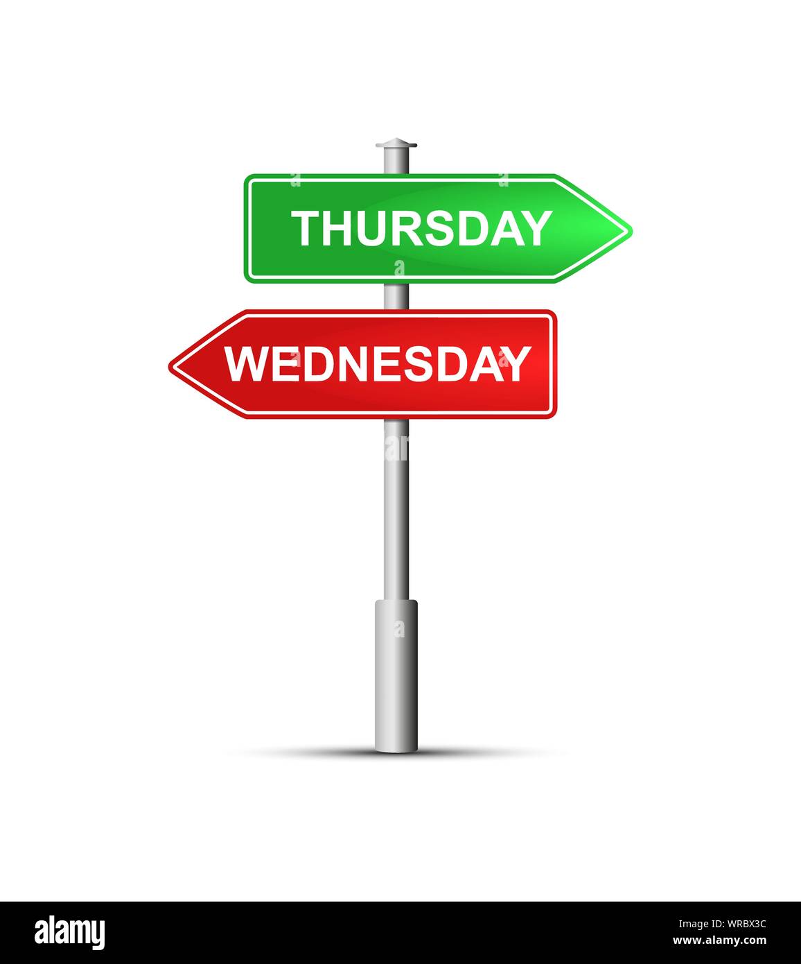 Blank street name sign Stock Vector Images - Alamy