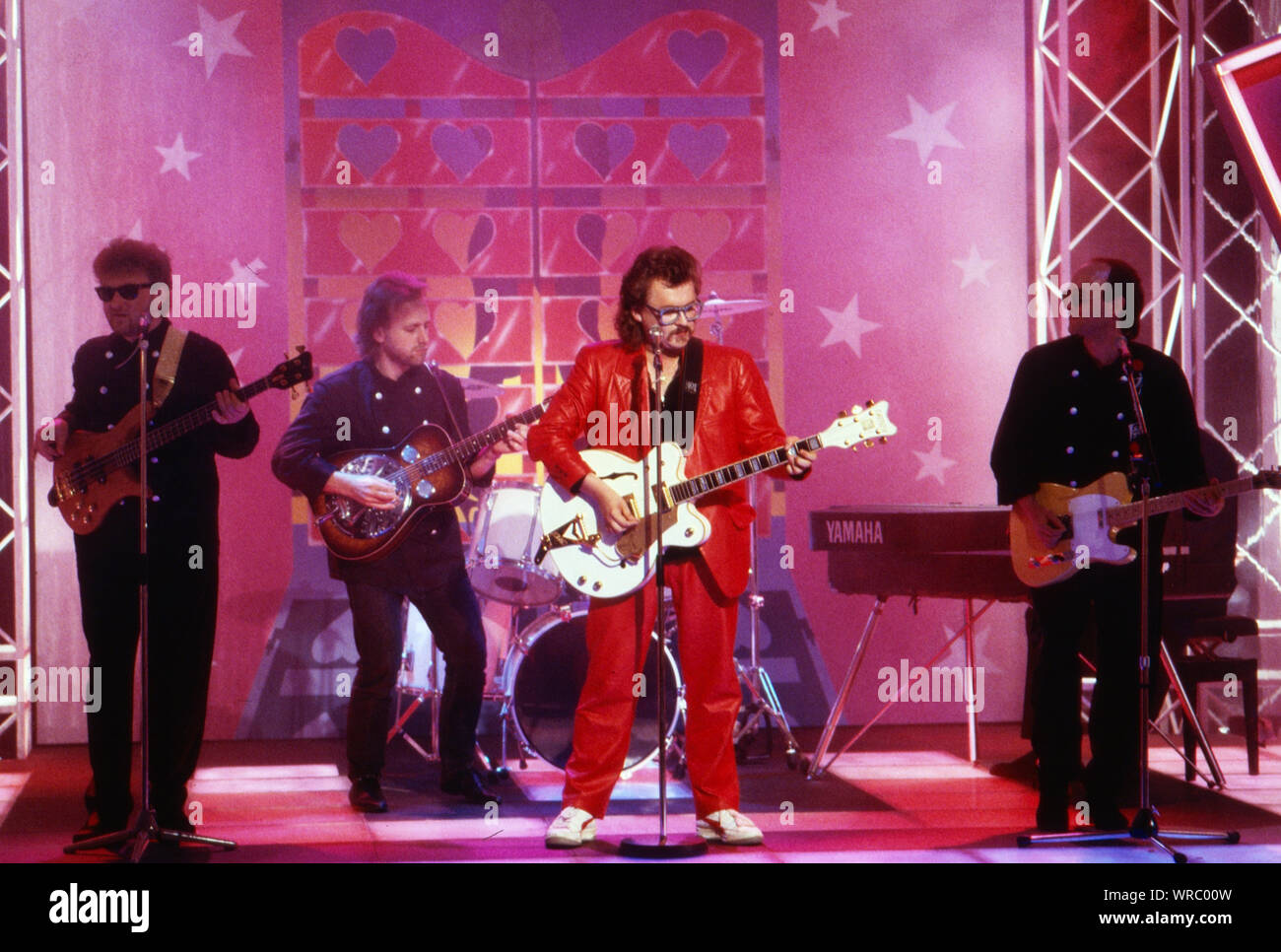 Heinz Rudolf Kunze, deutscher Rockmusiker, mit seiner Band, Deutschland ...