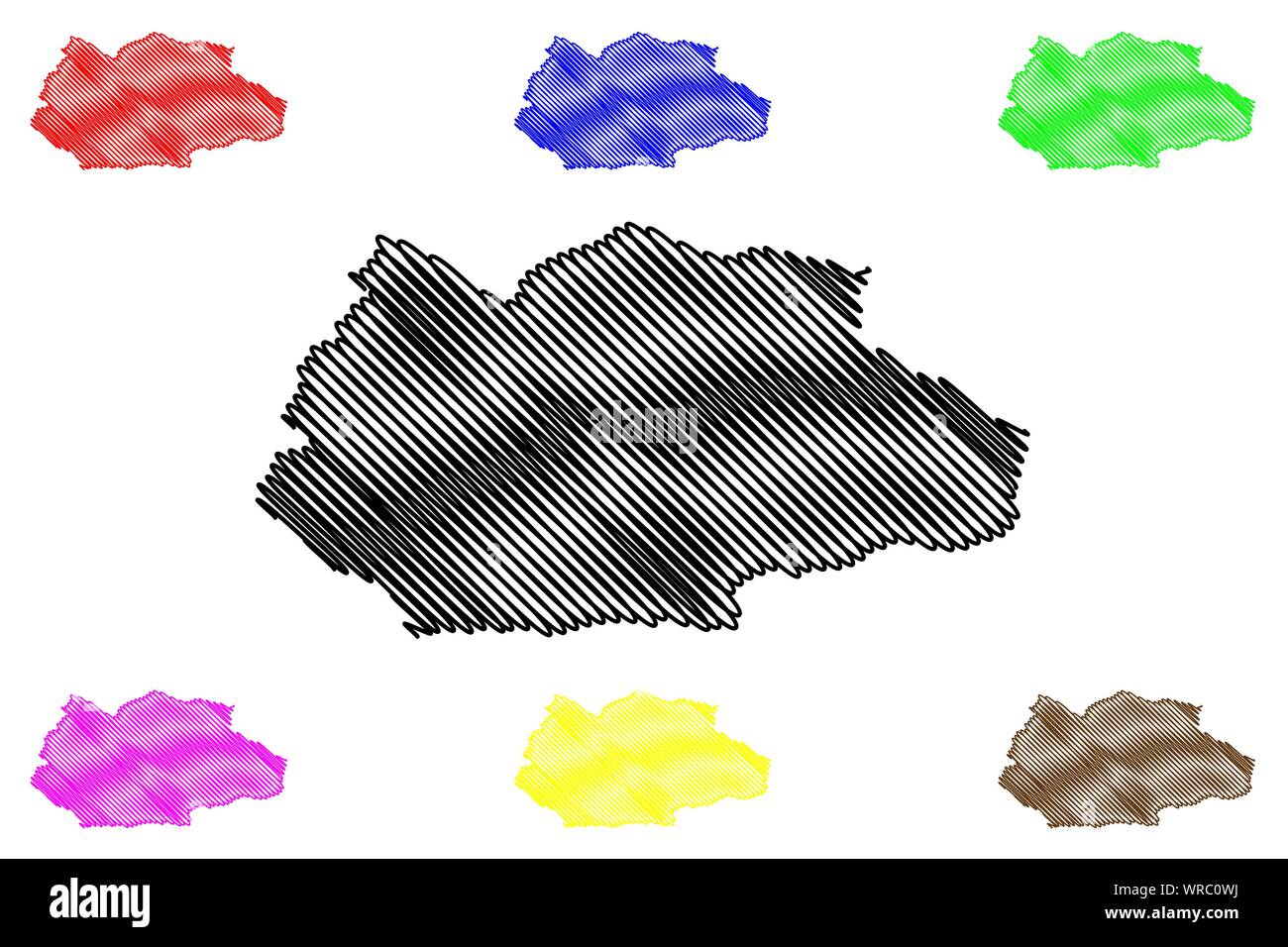 Gafsa Governorate (Governorates of Tunisia, Republic of Tunisia) map ...