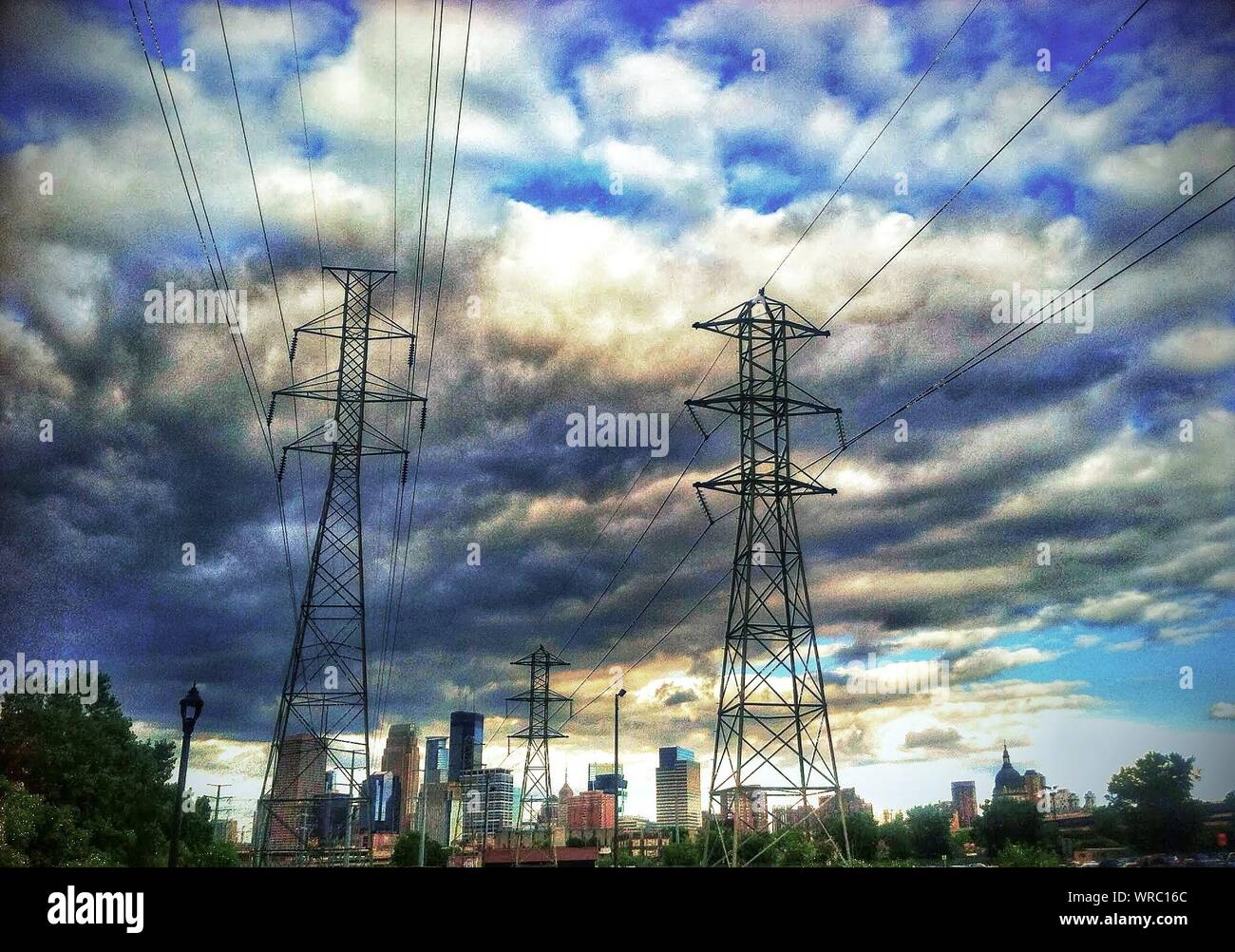 Tall Pylons High Resolution Stock Photography and Images - Alamy